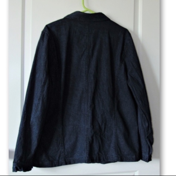 Quacker Factory | Jackets & Coats | Quacker Factory Blue Embellished ...